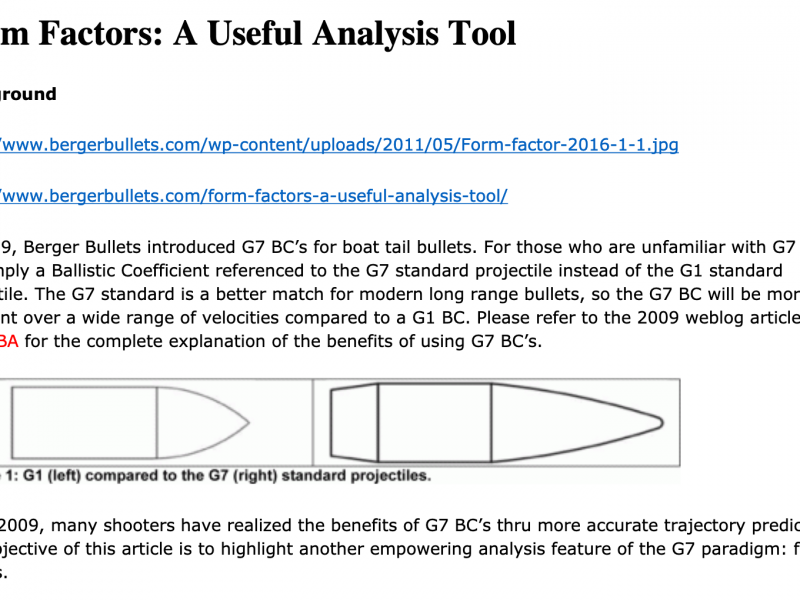 Education - Applied Ballistics